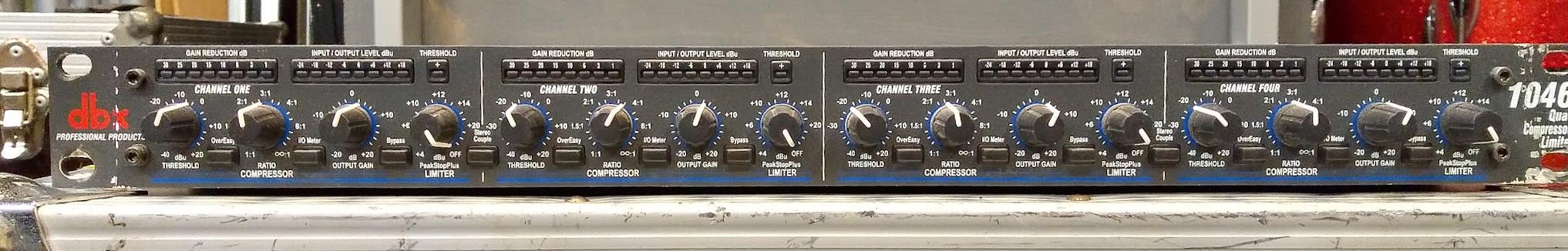 Quad Compressor / Limiter, dbx 1046 - Mikrofoner - soundtrade